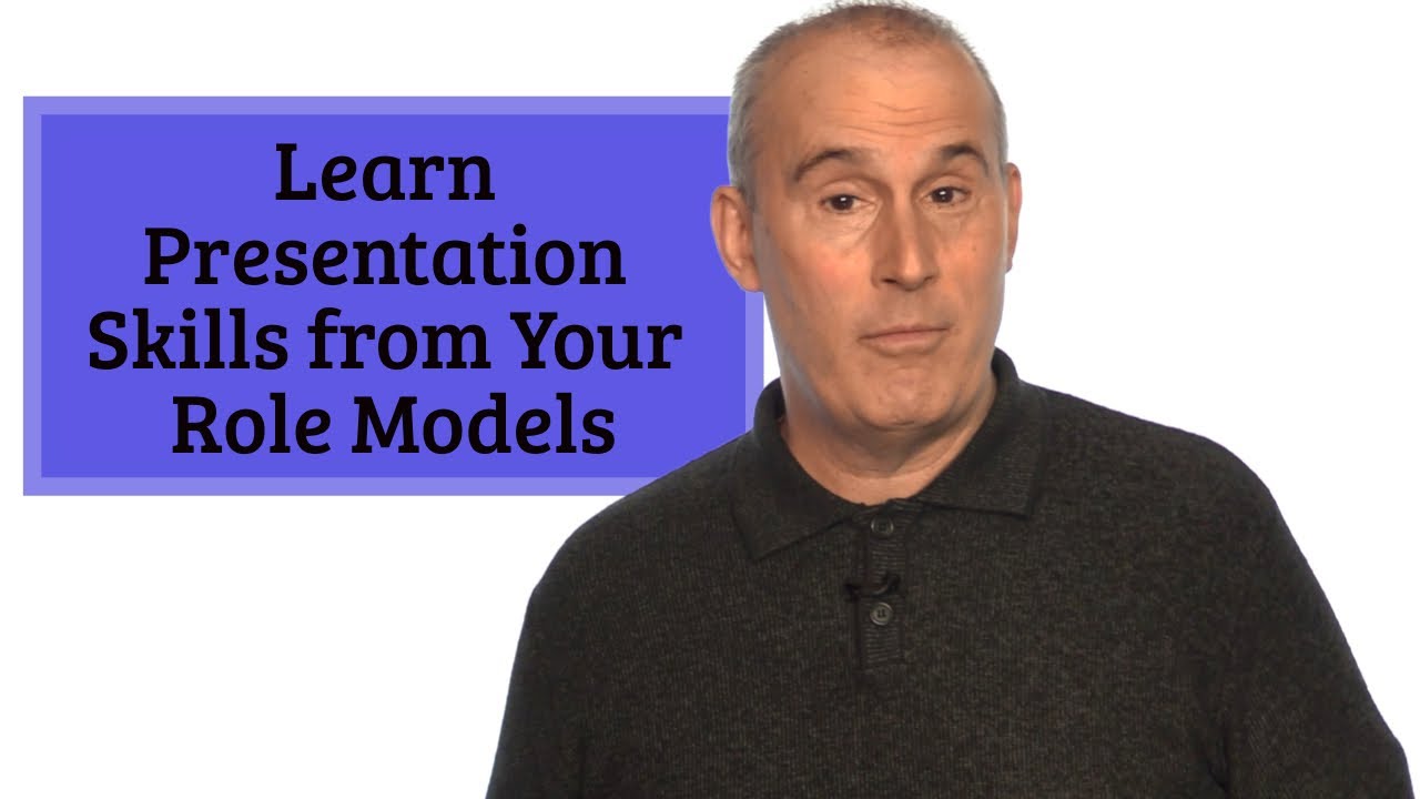 Learn Presentation Skills from Your Role Models - YouTube