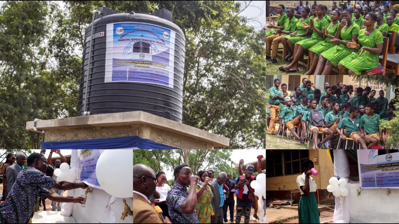Excitement at Namong Senior High Technical: New Borehole Water Brings ...