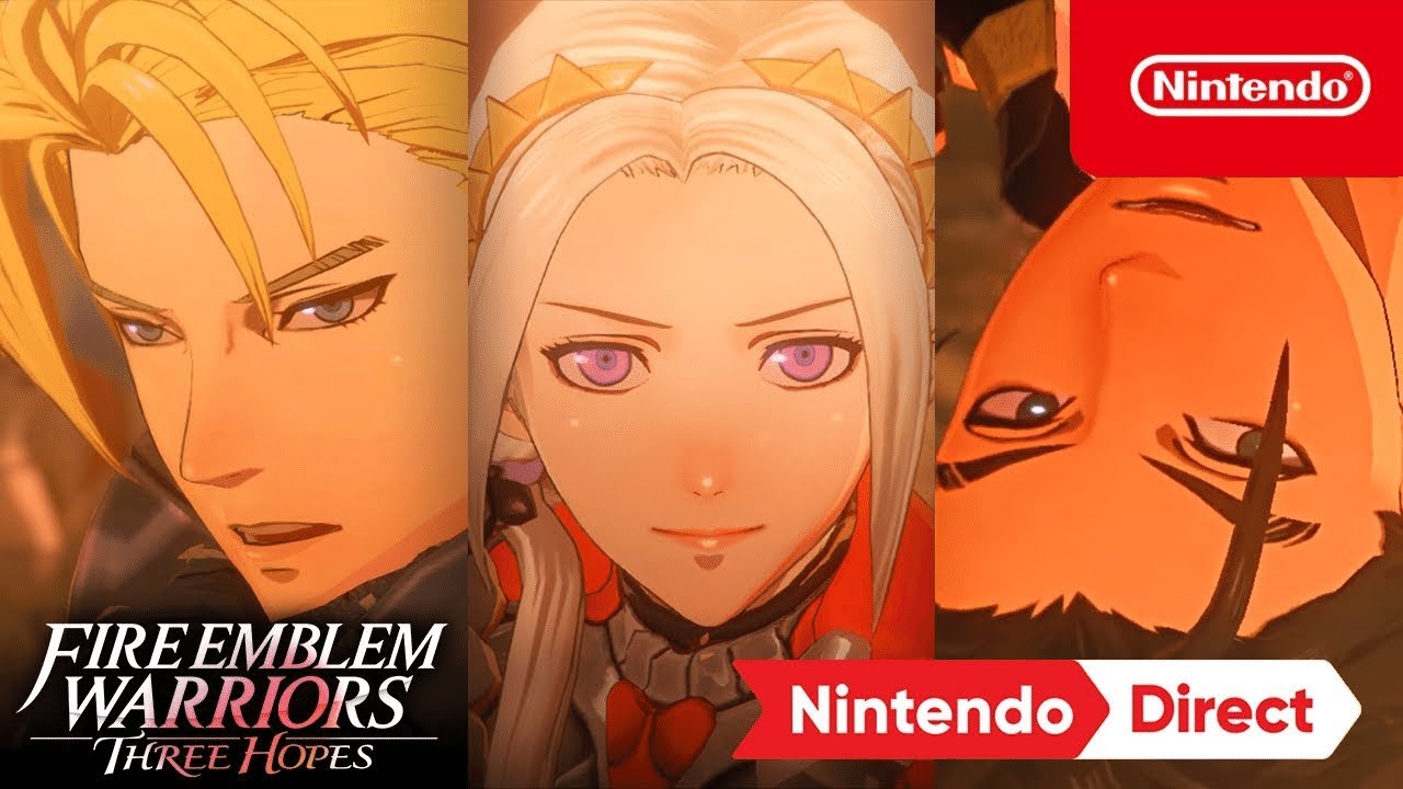 Fire Emblem Warriors: Three Hopes Trailer but claude is upside down ...