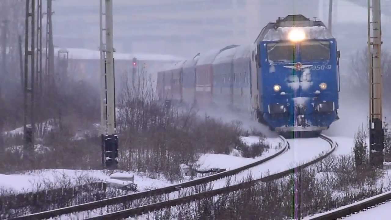 Trenuri / Trains in Blizzard in Oradea (Winter Edition) (Vol.59) (09 12 ...