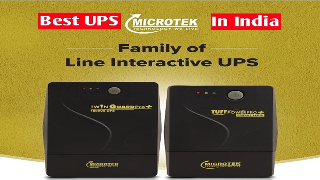 Microtek UPS - Microtek Tuff Power Pro+ 650VA UPS - YouTube