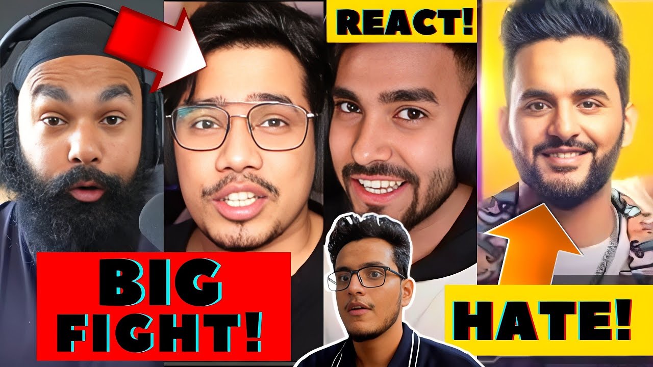 Anshu Bisht BIG FIGHT with Youtubers! -React! Gamerfleet InGame ...