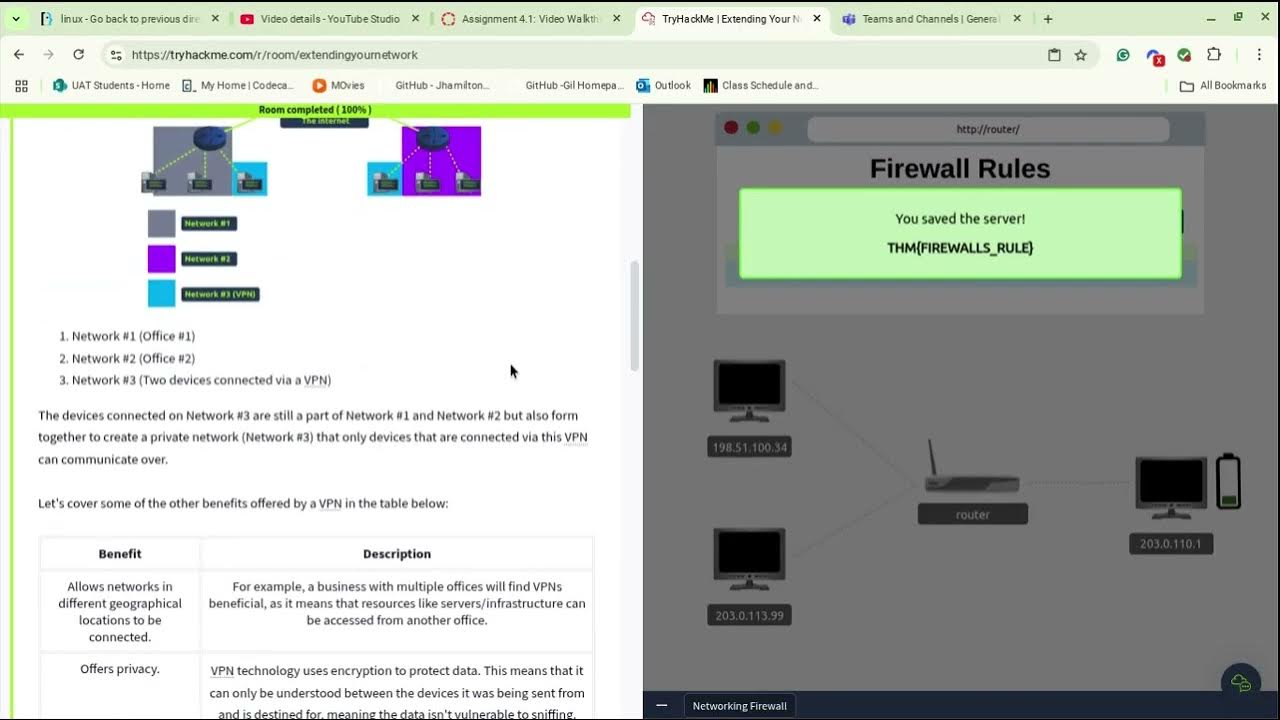 TryHackMe - Updated Audio Extending Networks - YouTube