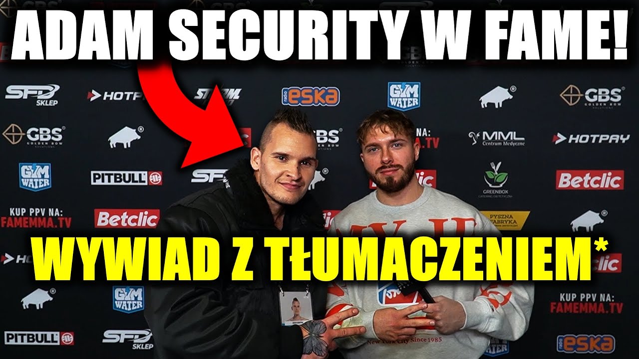 ADAM SECURITY - WĘGIERSKA GWIAZDA W FAME MMA - YouTube