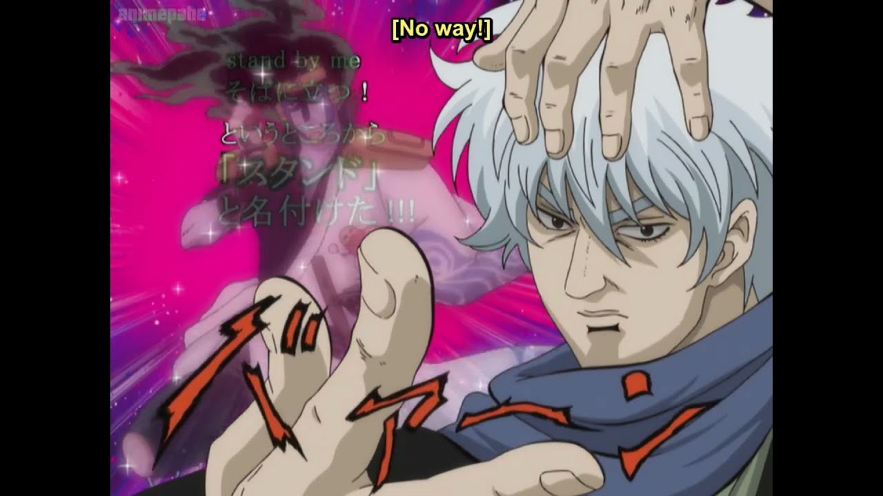 JoJo Reference in Gintama - YouTube