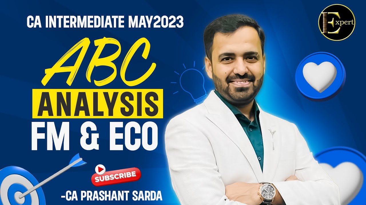 🛑IMP ABC Analysis:FM & ECO Must Watch before your May 2023 Exams-CA ...