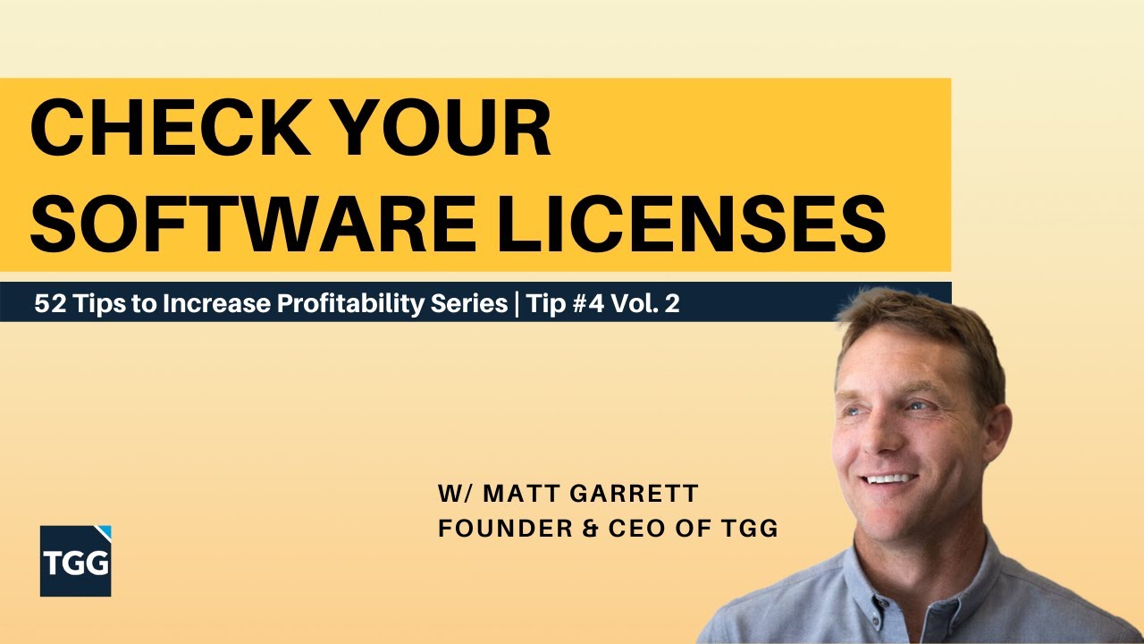 Check Your Software Licenses - YouTube