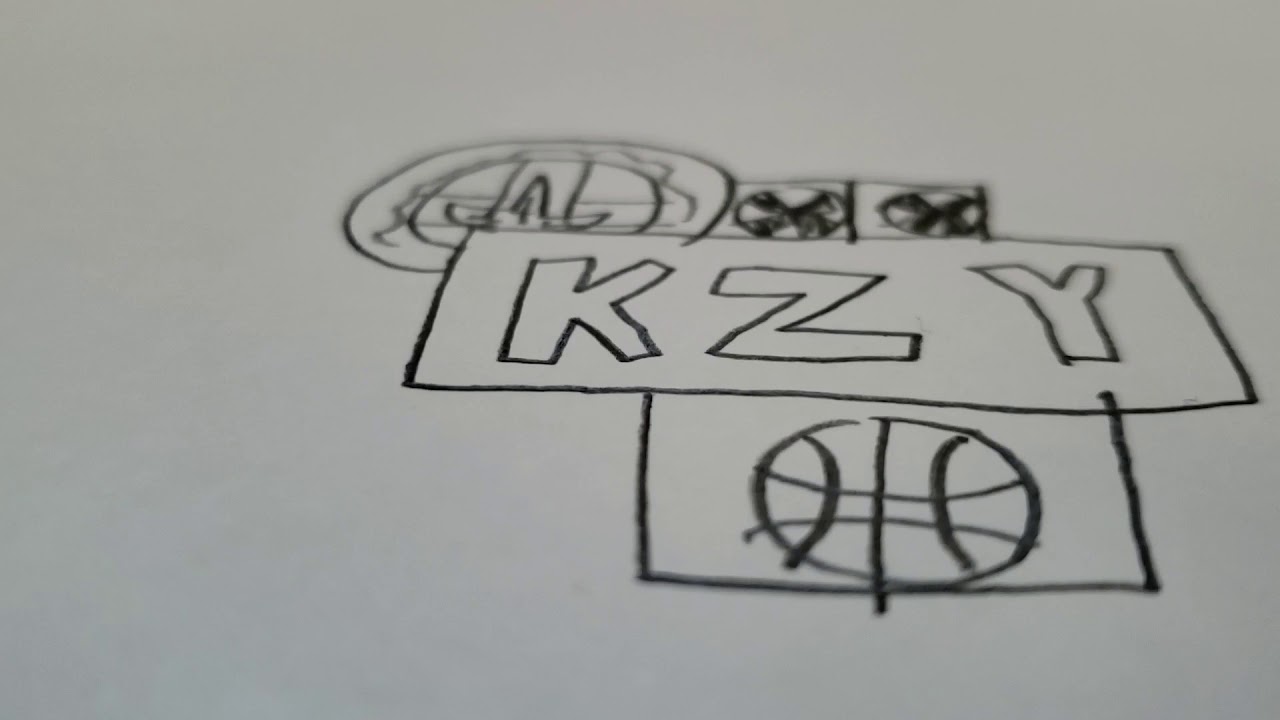 Drawing the KZY YT logo - YouTube