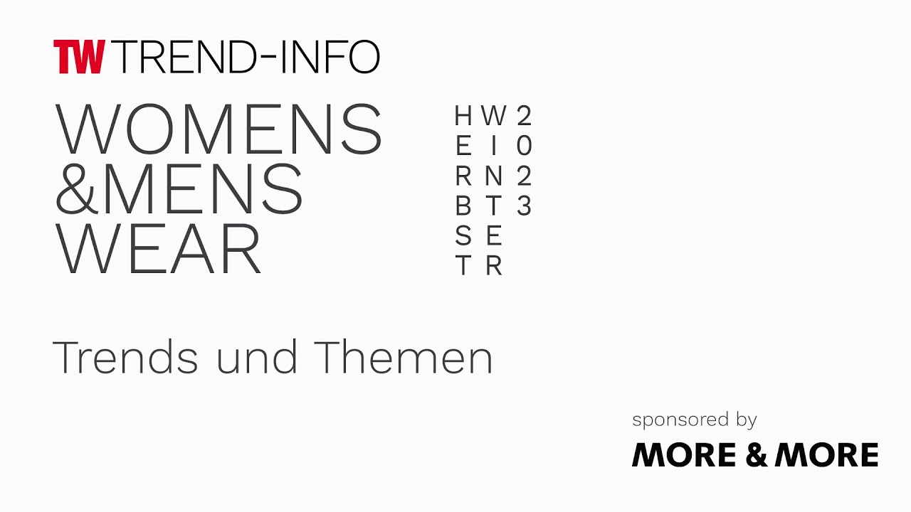 TW Trends & Themen | Herbst/Winter 2023 | Silke Emig & André Bangert ...