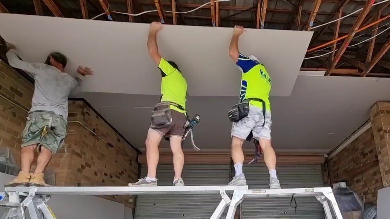 How to Fix a Drywall Ceiling - YouTube