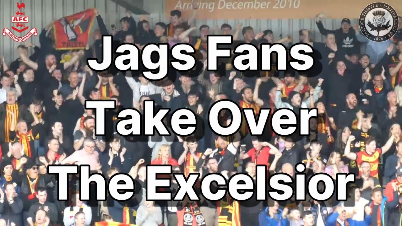 Jags Fans Take Over The Airdrie Excelsior - Airdrieonians 2 - Partick ...