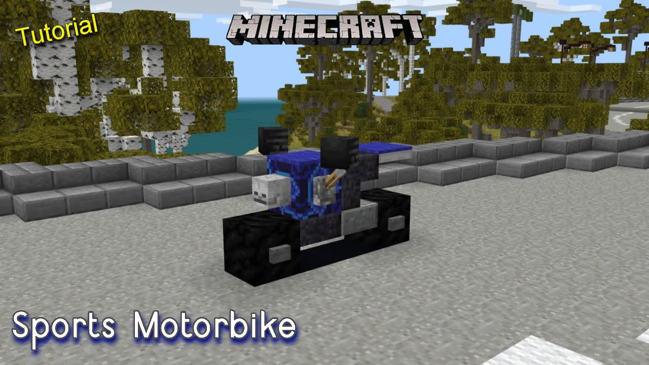 Minecraft: Sports Motorbike | Tutorial - YouTube