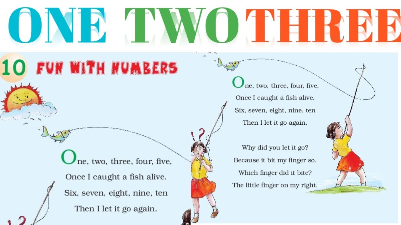 Fun with numbers | Class 1| English poems|| Unit 10 - YouTube