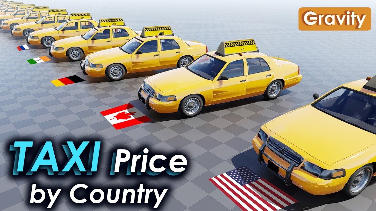 Taxi Price by Country | Taxi Price From Different Countries | Price ...