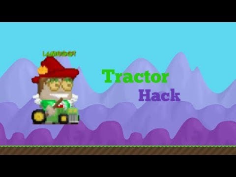 Growtopia| Tractor Hack Tutorial - YouTube