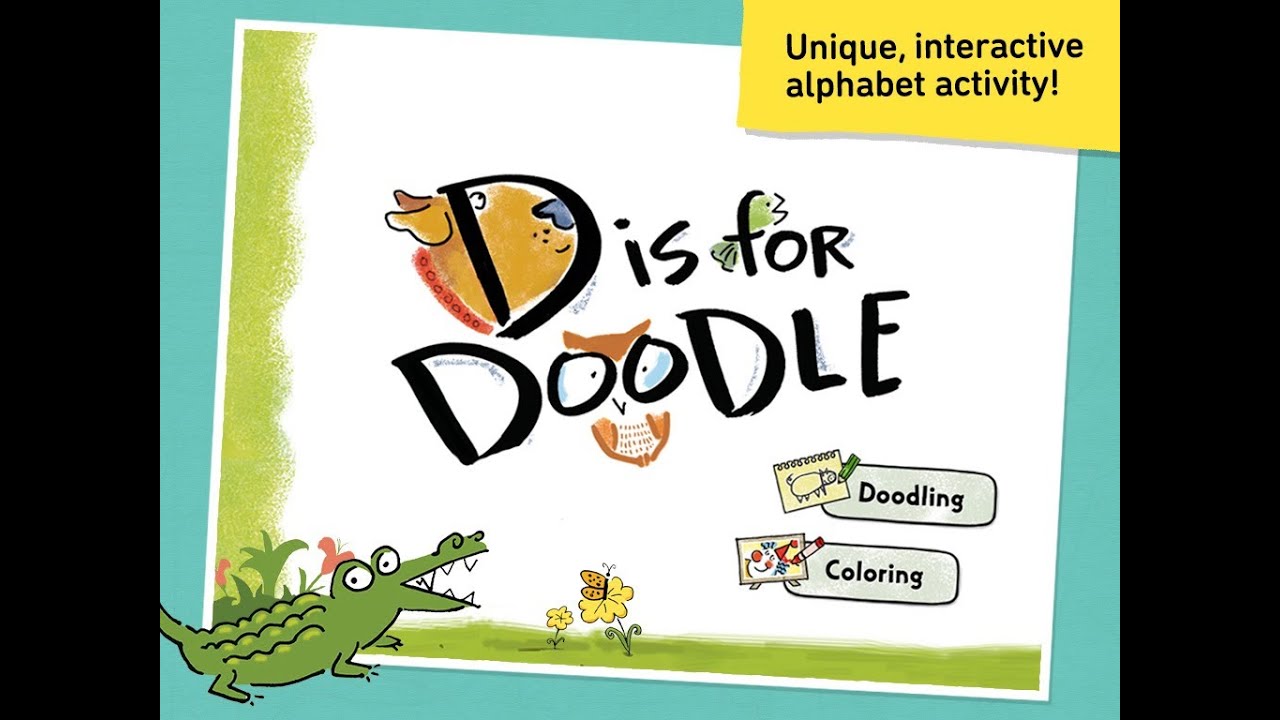 'D is for Doodle' APP for iPad - YouTube