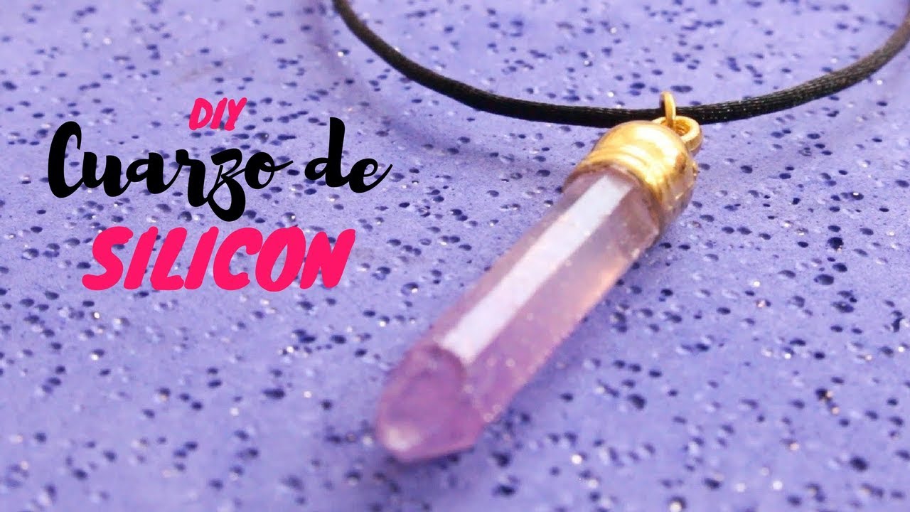 Haz accesorios con silicon caliente - Parte 1 collar de cuarzo - YouTube