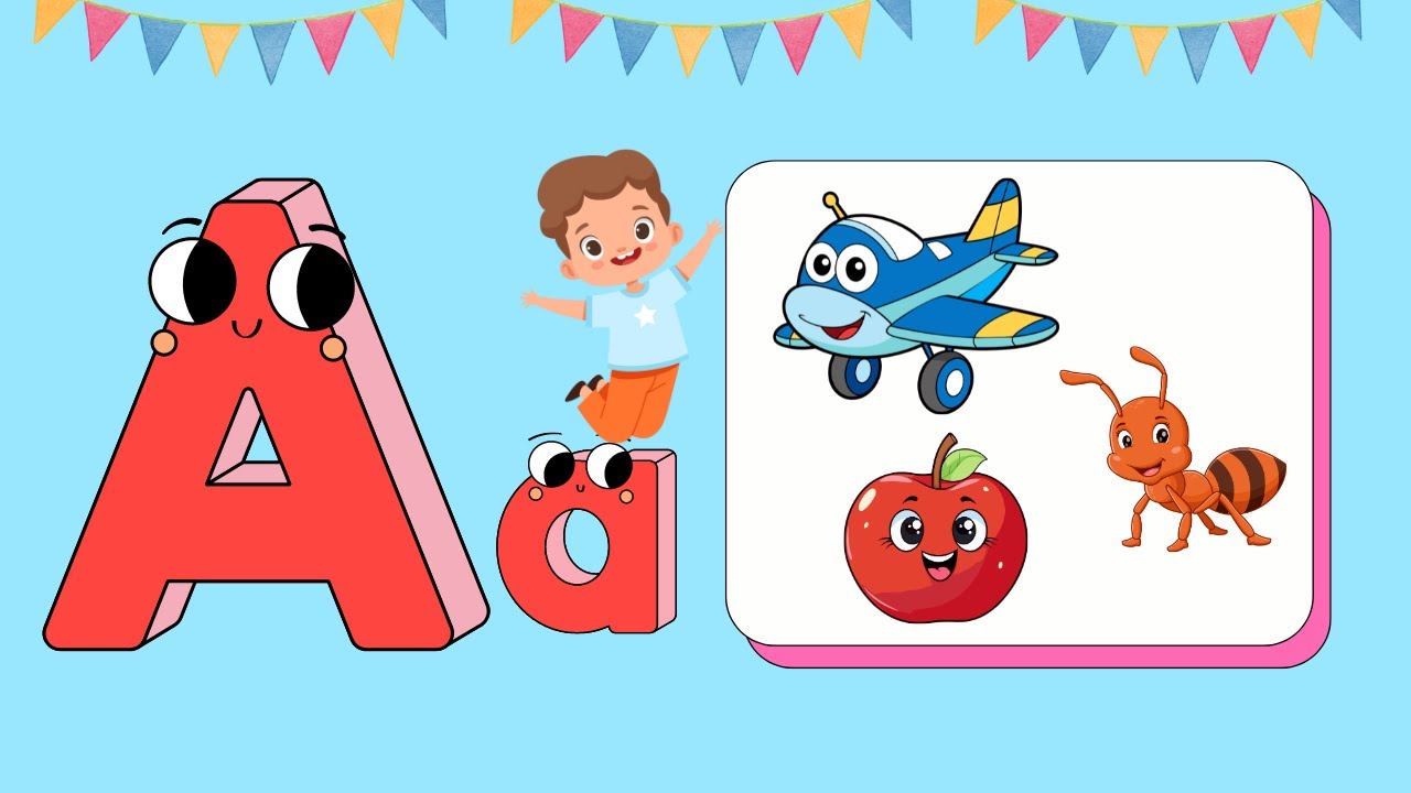 Super Easy Alphabet Phonics for Kids | ABC Learning Video | Learning ...