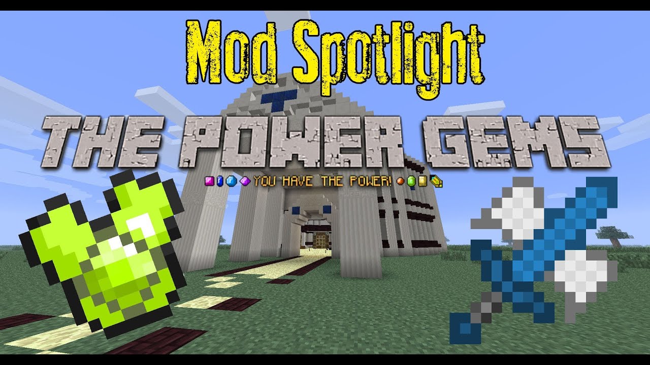 [1.6.4] Power Gems | Mod Spotlight - YouTube