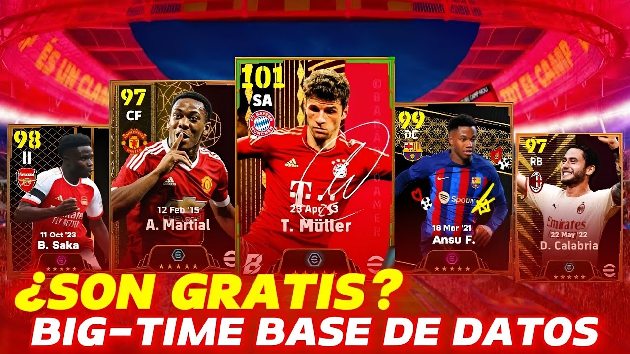 ¿Son Gratis?🤔🎁eFootball Prepara la Cuarta Carta Big Time's en Pack Especial! ¡Cobertura ...