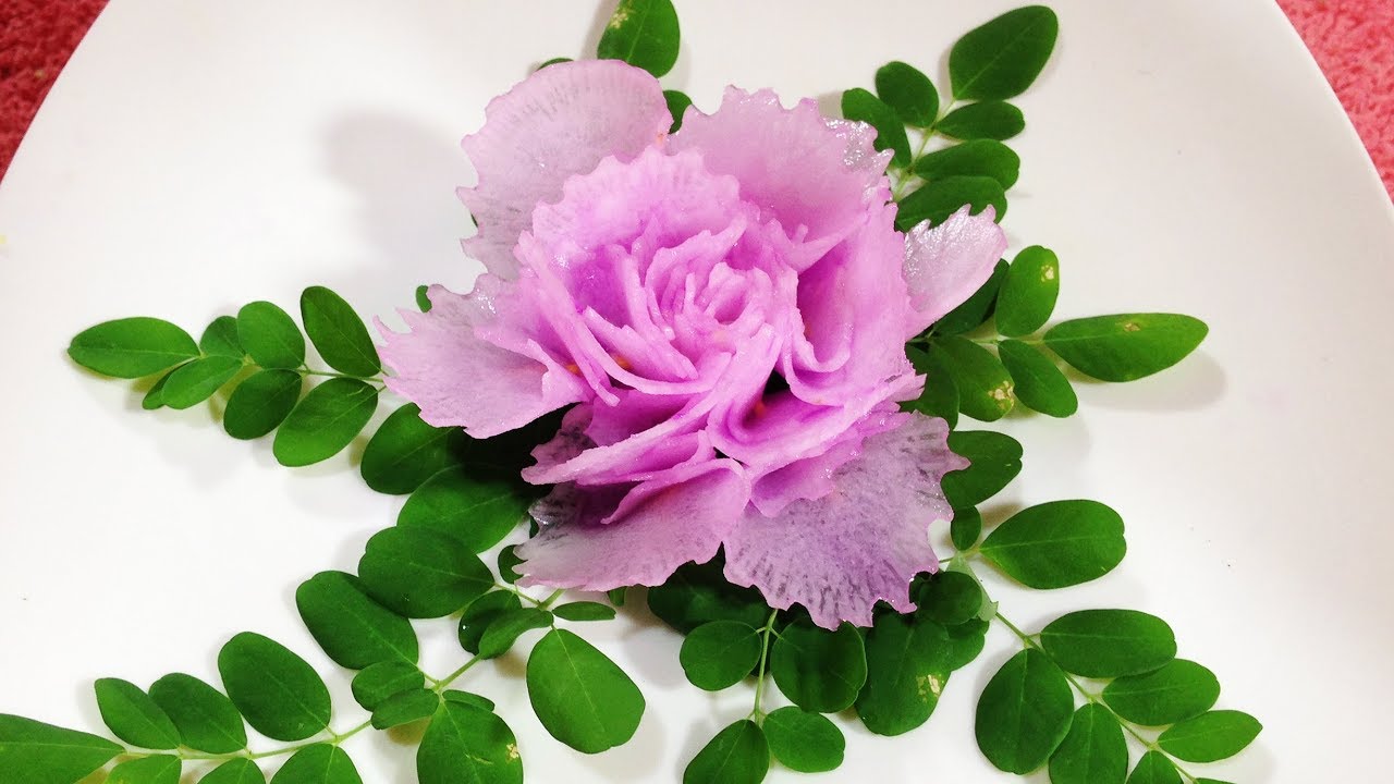 Amazing Design of Vegetable into lovely Flower - Creative Art and Ideas ...