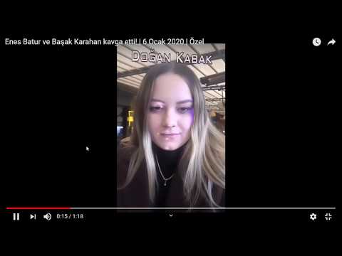 Enes Batur ve Başak Karahan kavga etti! | 14 nisan 2020 | Özel