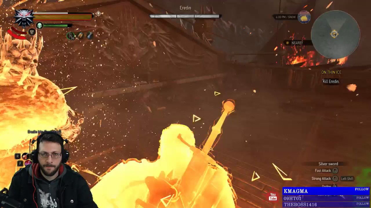 Witcher 3 - FINAL BOSS - Death March....HOLY SHITTTTTTTTTTT - YouTube