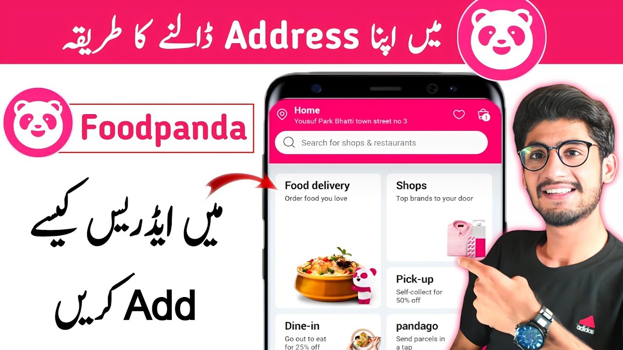 How To Add Address In Foodpanda App | Foodpanda App Me Address Add Kasa ...