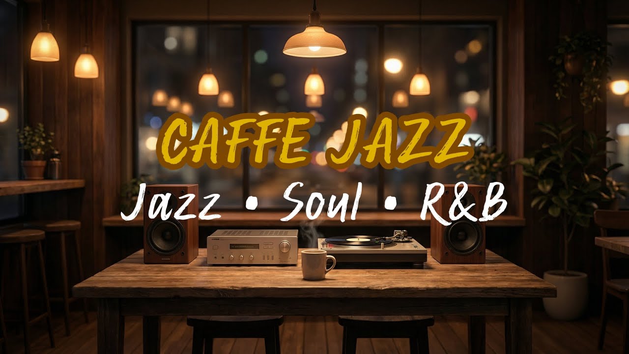 Night Café Jazz | Calm Smooth Coffee Shop Ambience 8 HOURS - YouTube