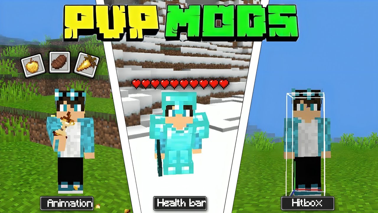 Top 10 Best Java PVP Mods For Minecraft PE 1.21🔥 || PVP Mods For Mcpe [2025] 💥 - YouTube