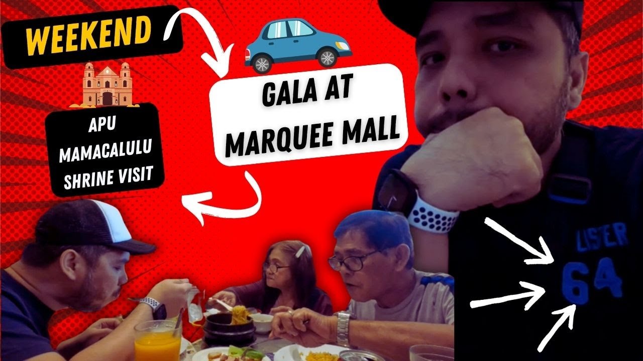 Weekend Gala at Marquee Mall and Apu Mamacalulu Shrine Visit - YouTube