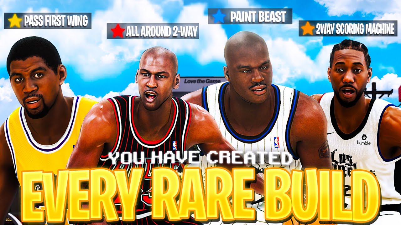 EVERY BUILD I USED IN NBA 2K20... *HINT* ITS OVER 40! - YouTube