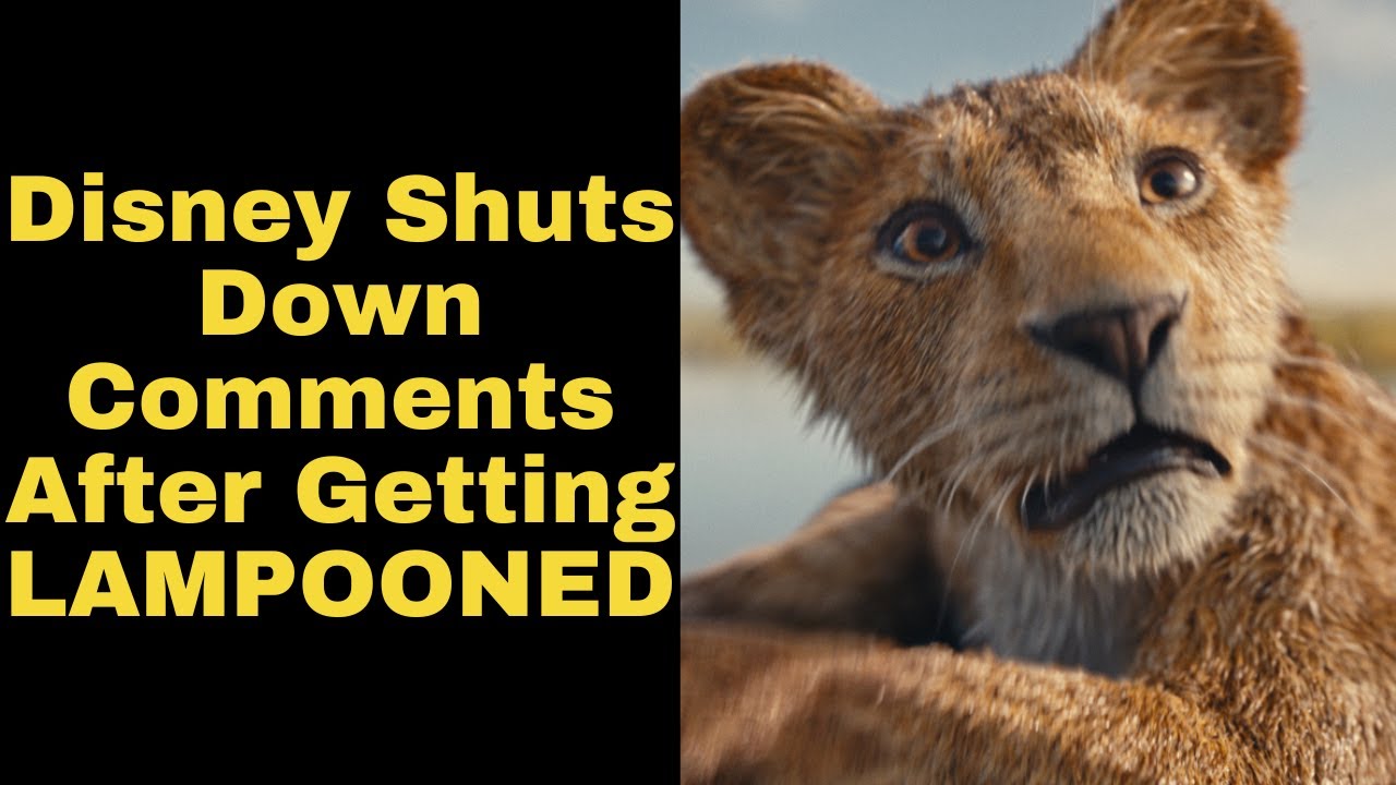 Disney SHUTS DOWN Comments For Mufasa After Trailer Got LAMPOONED - YouTube
