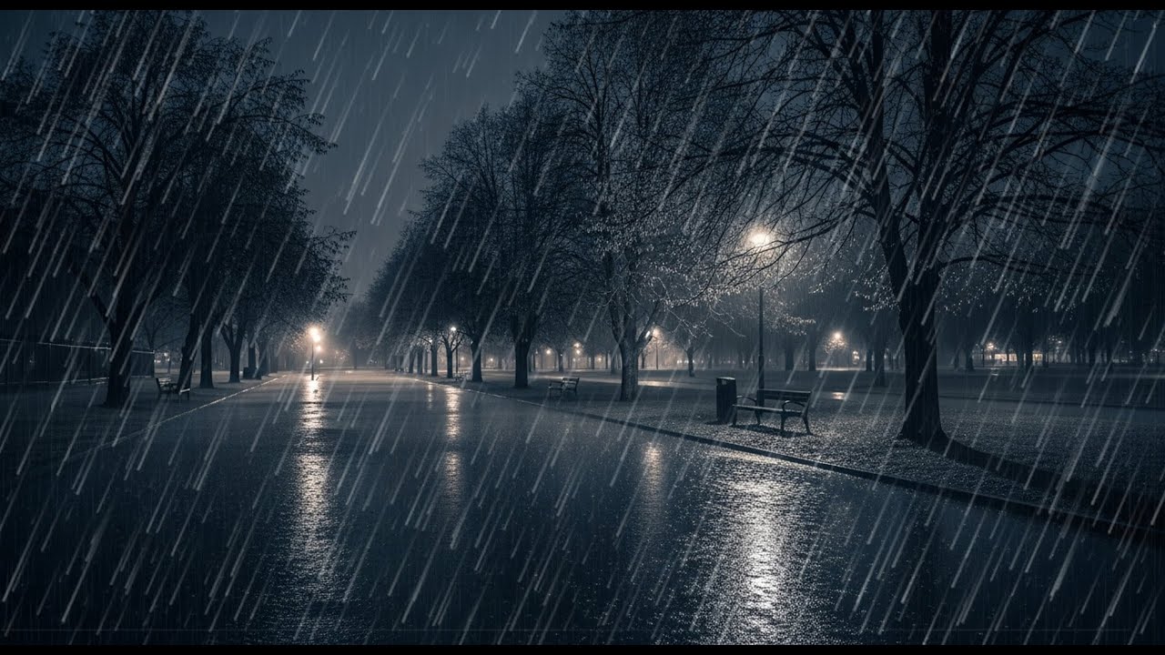 Comforting Rain at Night | Relaxing Rain Sound For Deep Sleep - YouTube