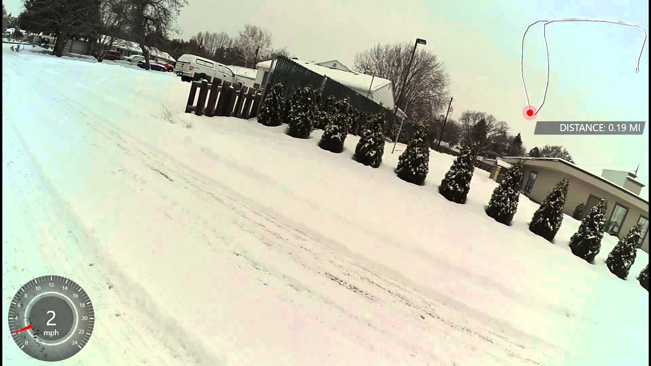 Testing garmin overlay on new camera - YouTube