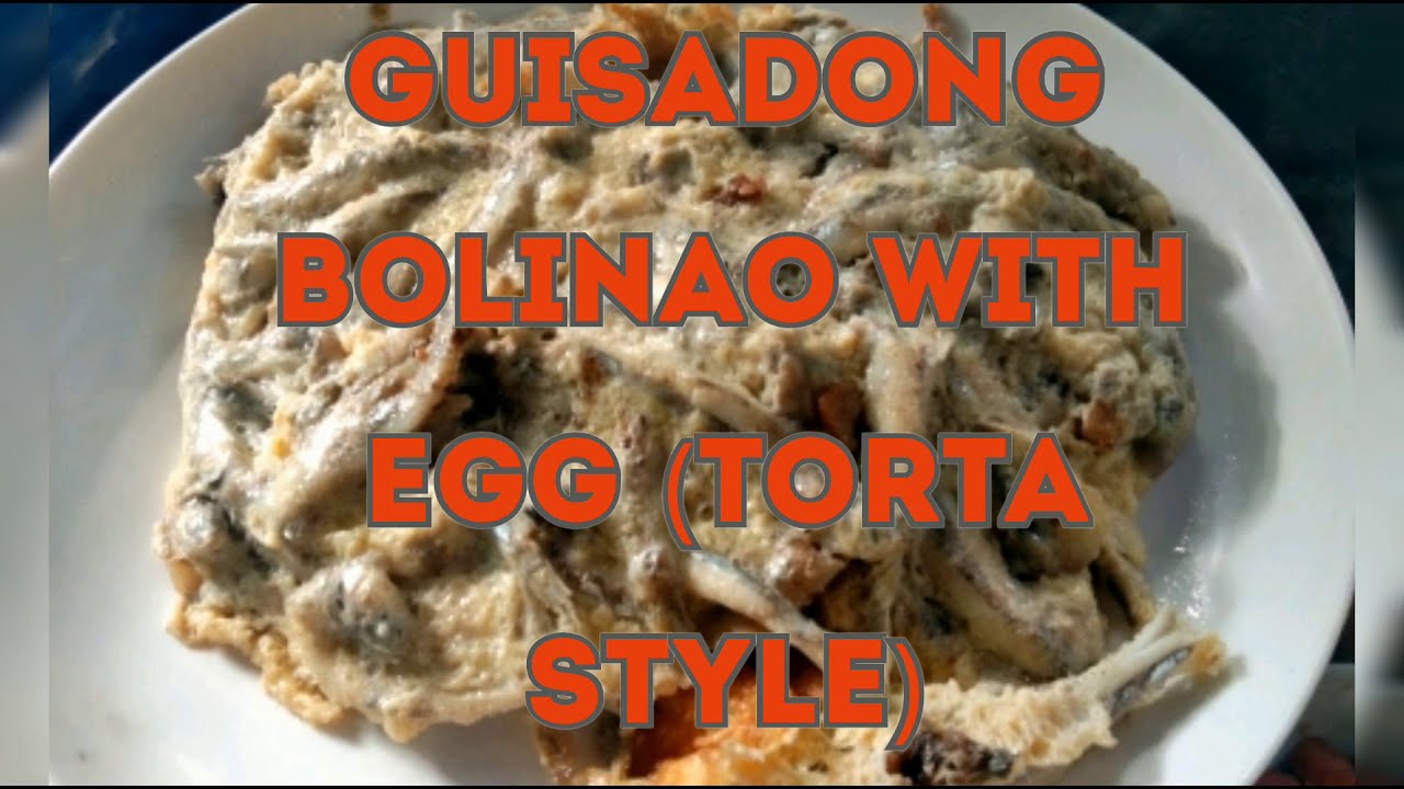 GUISADONG BOLINAO/DILIS WITH EGG (TORTA STYLE)// Easy Recipe - YouTube