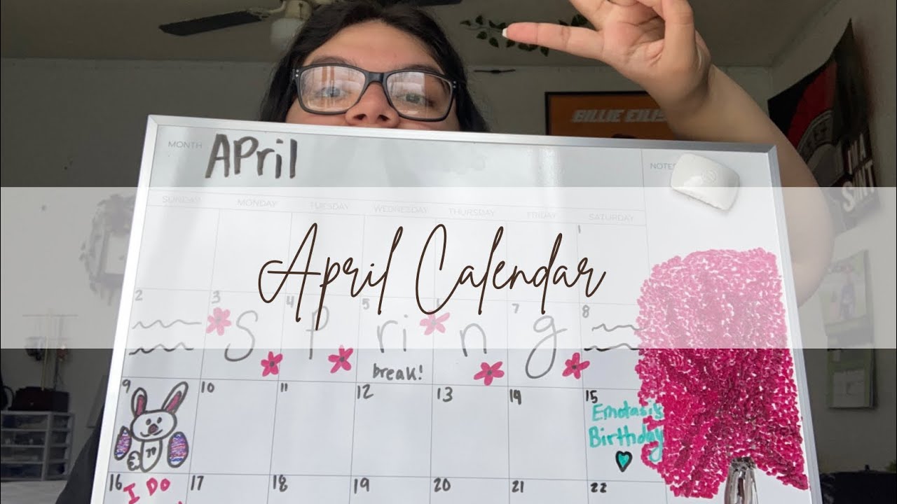 April Calendar 🌸🌷 | Day 80 | Alexsandra Siguencia - YouTube