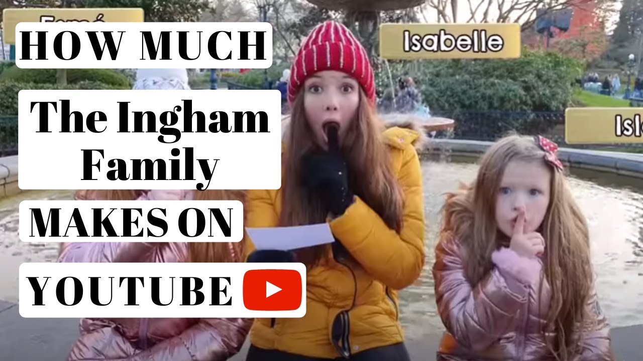 How much The Ingham Family makes on Youtube - YouTube