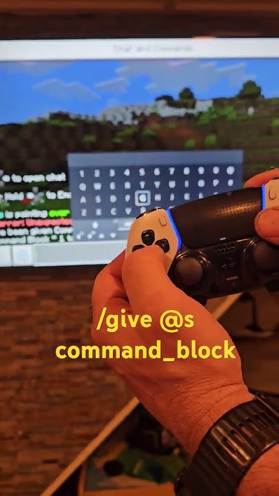 How to create make a command block on Minecraft on Playstation bedrock ...