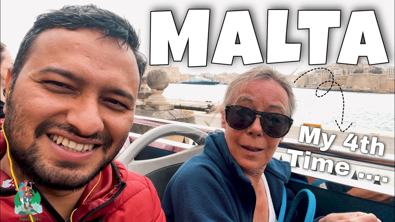 Hanging Out with a Malta Pro: A Fourth-Time Visitor's Guide | Country-43 | Nepali in Malta - YouTube