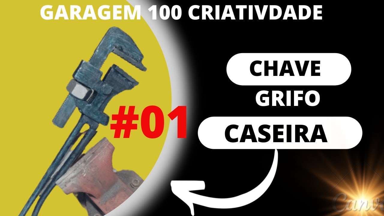 🇧🇷 Projeto parte #01 fabricação Chave Grifo caseira como fazer ...