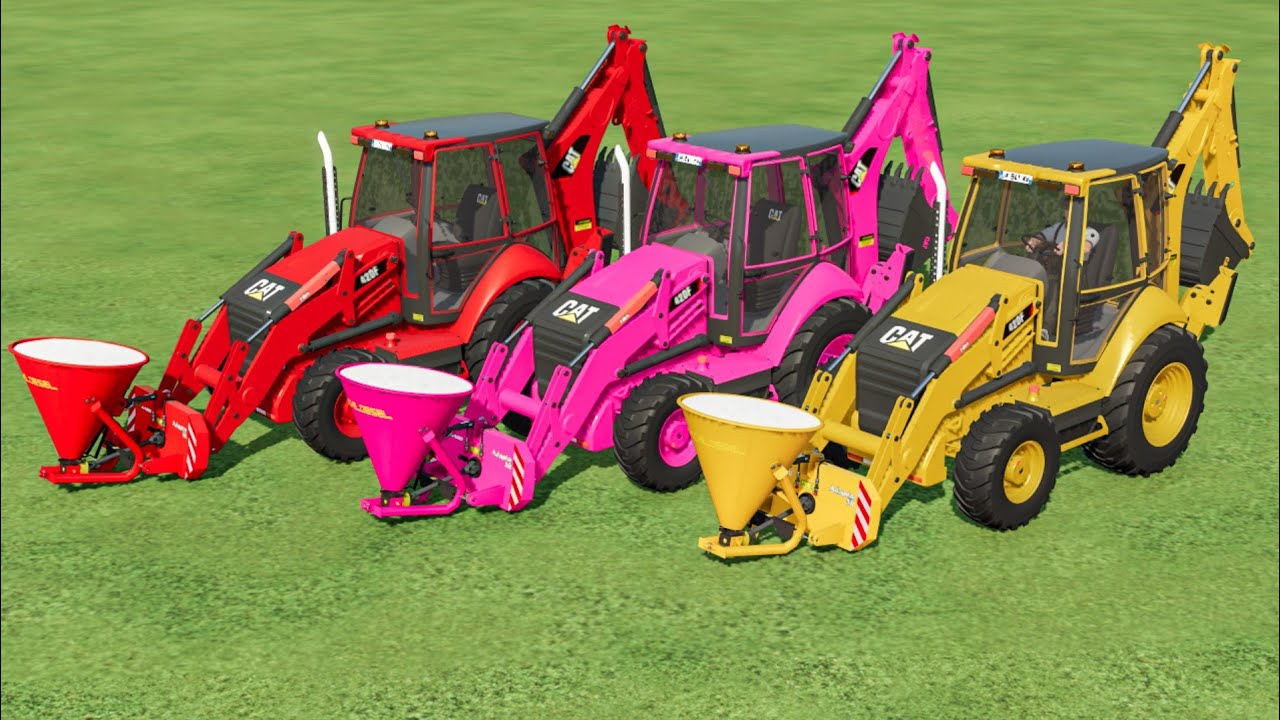 COLOURS OF LOADER ! LIME SPREADING WITH JCB IN FS22 | FARMING SIMULATOR ...