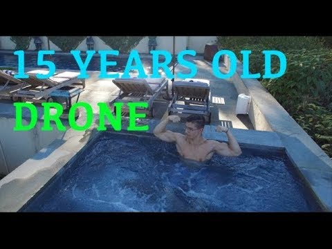15 Year Old Bodybuilder FLEXING In A HOT TUB