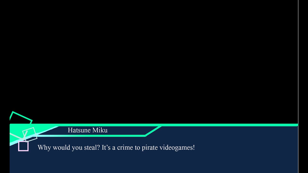 Hatsune Miku: Project Diva Arcade Future Tone Anti Piracy | Unused ...
