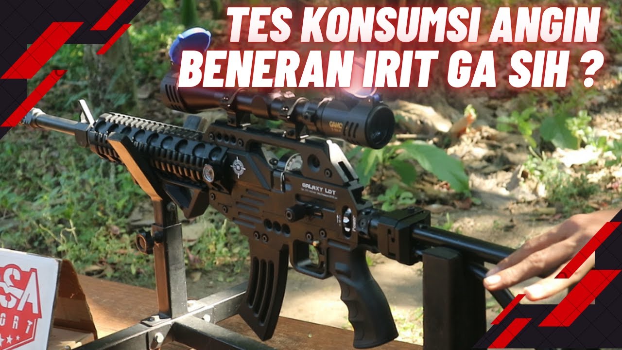 Angin 2700 PSI Bisa Berapa Tembakan Senapan PCP LDT BLACK WARRIOR M16 ...