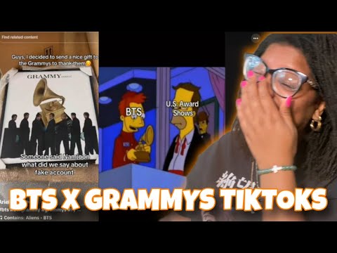 NOT BTS PEEING ON THE GRAMMY 😂 | BTS X GRANMYS TIKTOKS 