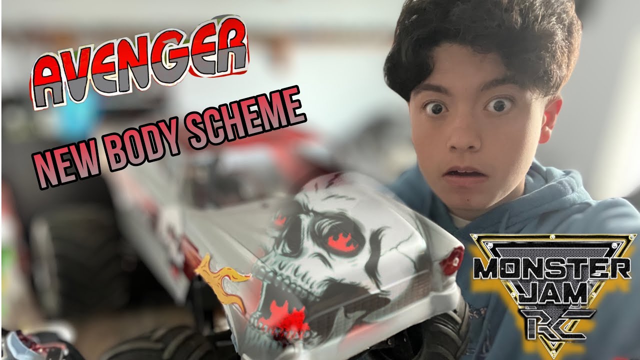 I CREATED A NEW AVENGER PAINT SCHEME RC BODY CUSTOM (NEVER BEFORE SEEN ...