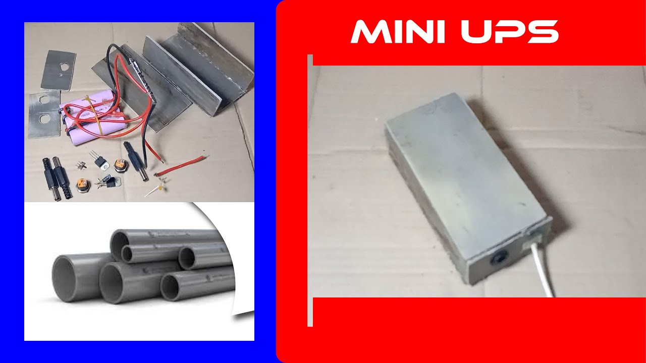 how to make mini ups for Wifi router by Diy pipe - YouTube