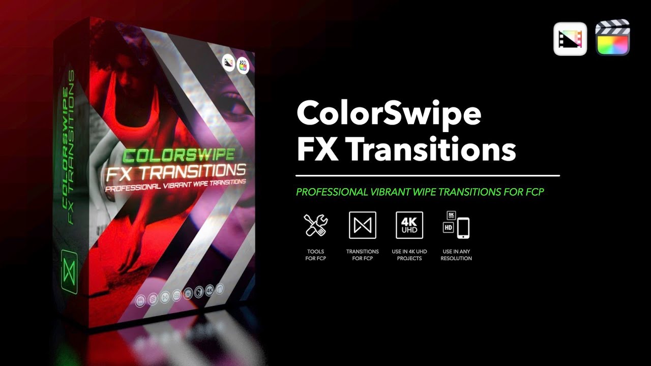 ColorSwipe FX Transitions - Professional Vibrant Wipe Transitions for ...