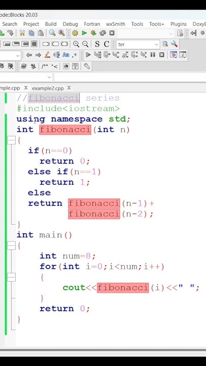 Print Fibonacci Series 23100 C Tutorial Viral Cpp Coding Youtube